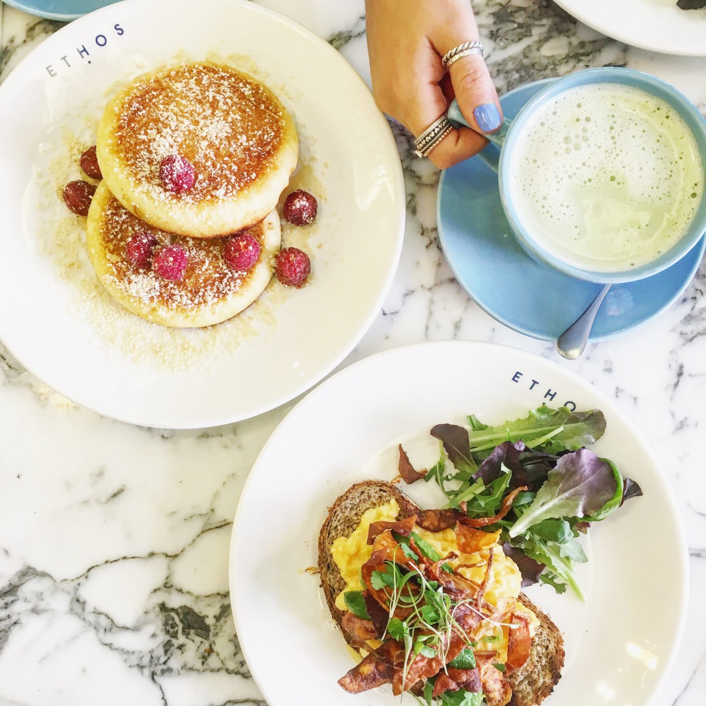 Brunching at Ethos - Sarah Malcolm